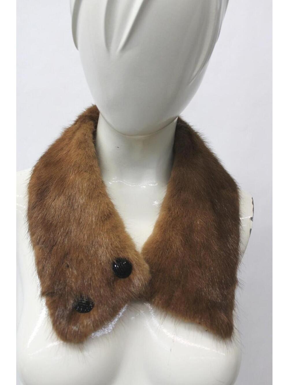 Other | Excellent Canadian Pastel Mink Fur Wing Collar Scarf Wrap Women ...